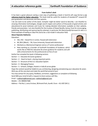 Education guidance part 1 | PDF