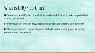 What is DIR / Floortime? | PPTX