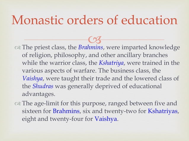 Education in ancient india | PPT
