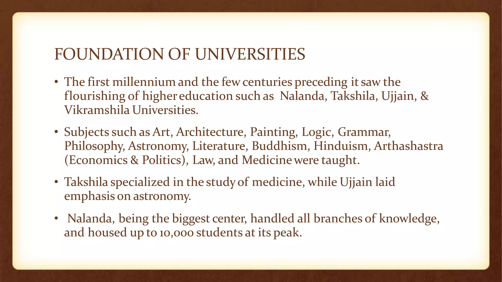 Education in ancient india | PPTX