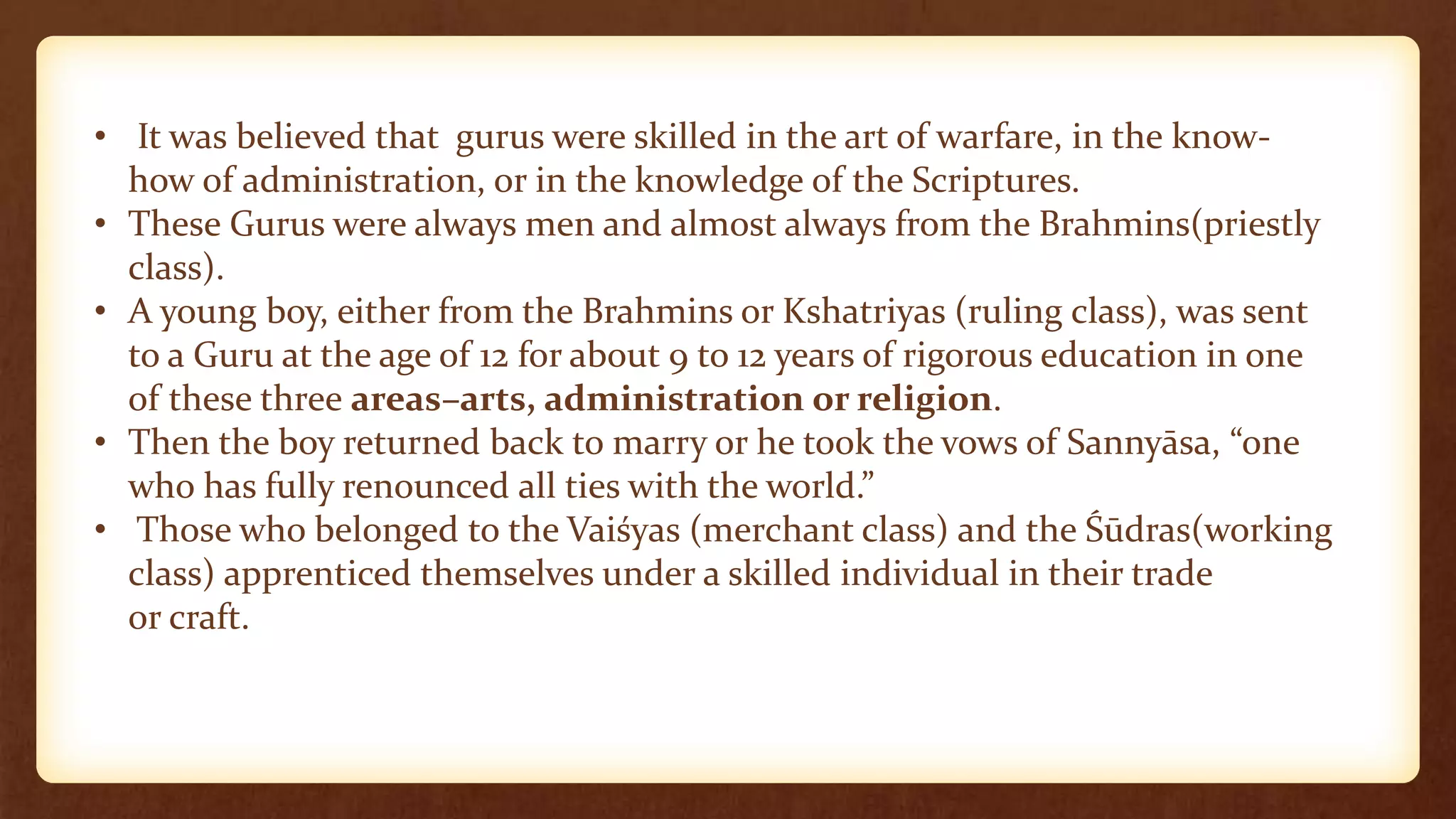 Education in ancient india | PPTX