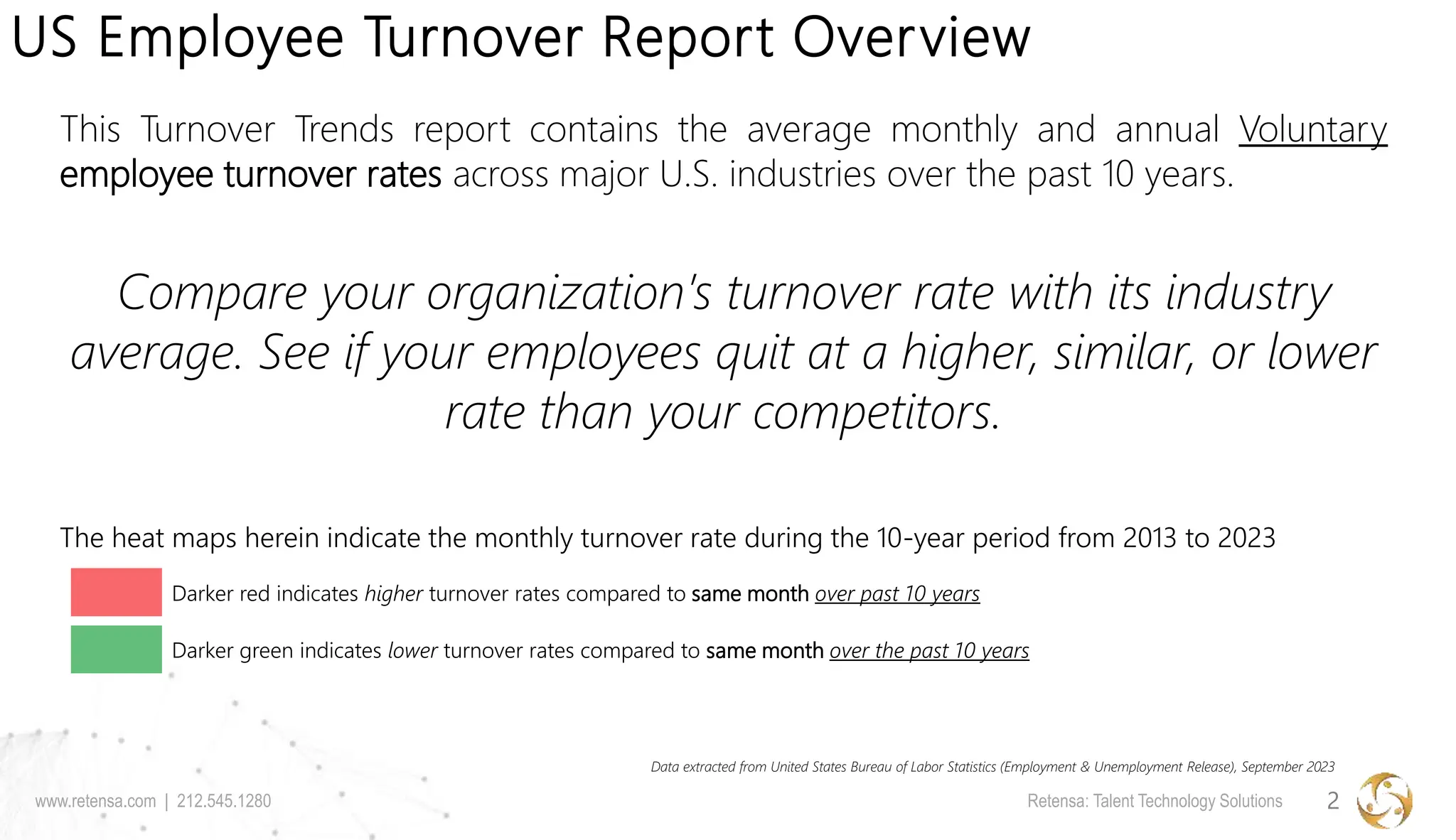 Employee Turnover Report in Education Industry 2013-2023 | PPTX