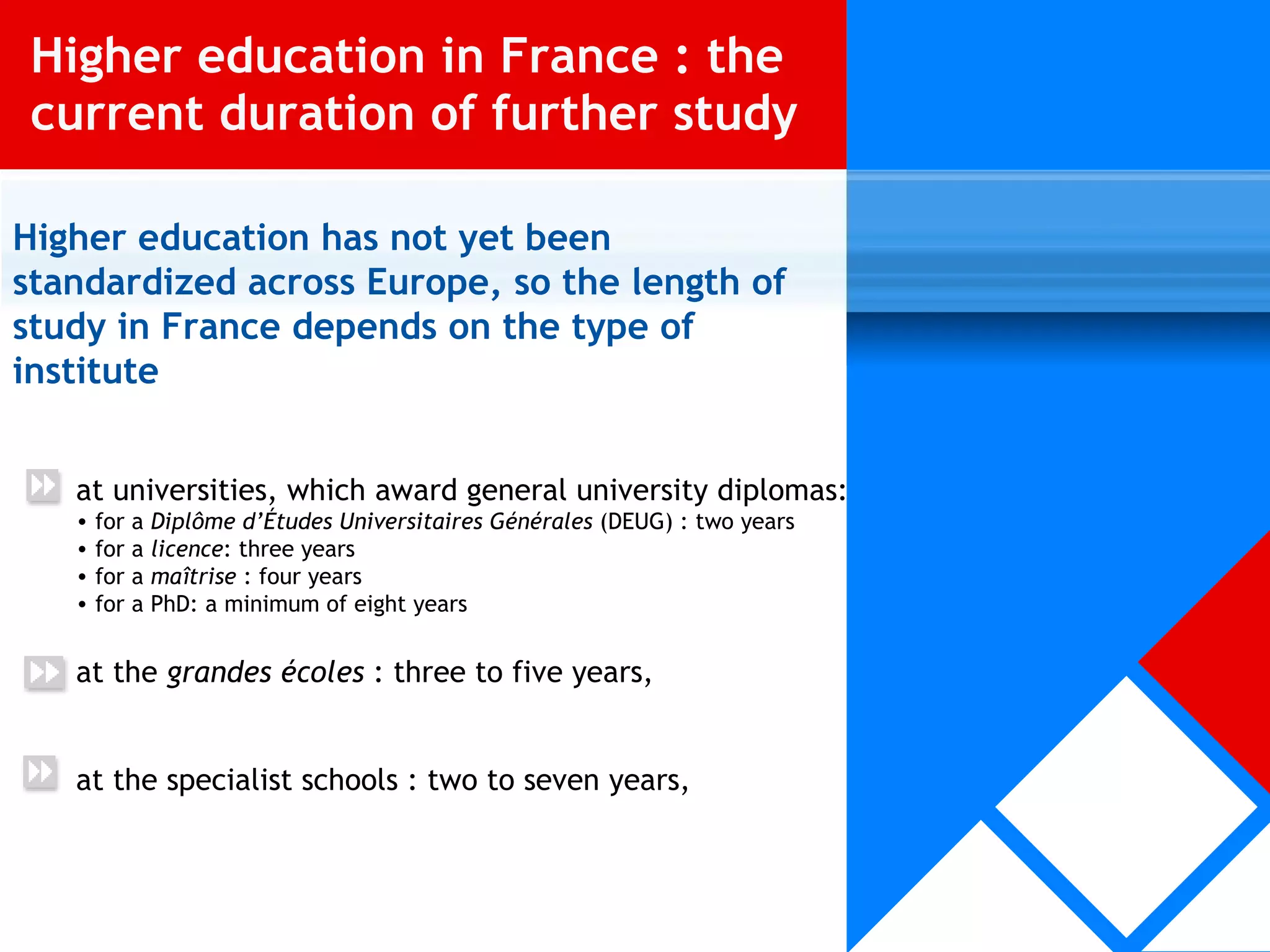 Education in france | PPT
