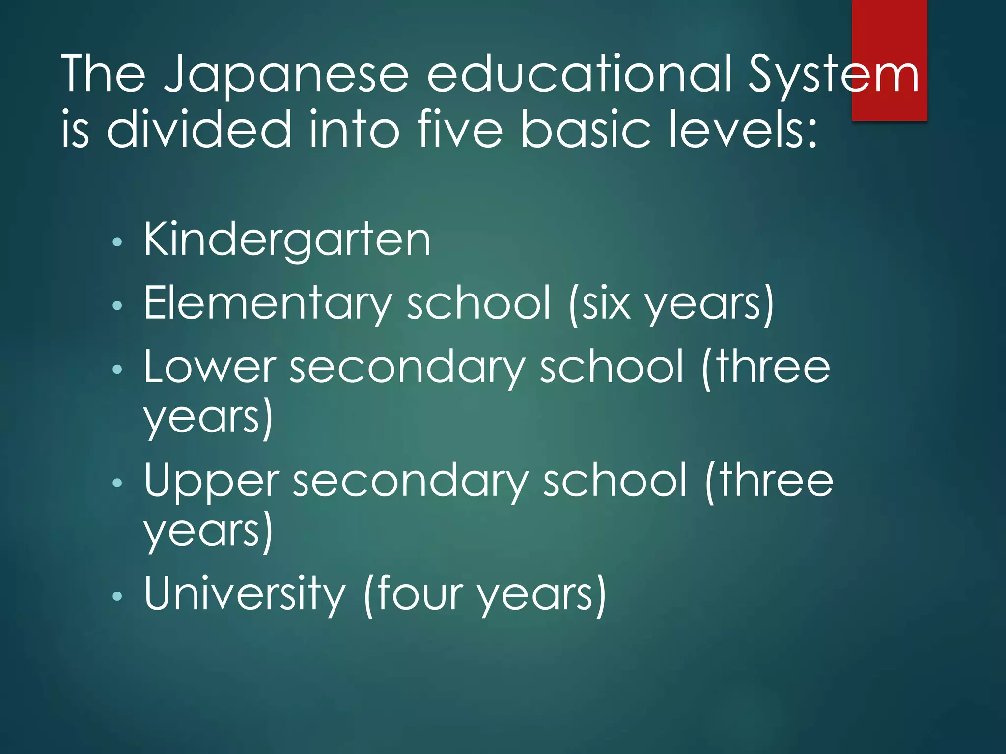 Education in japan | PPTX