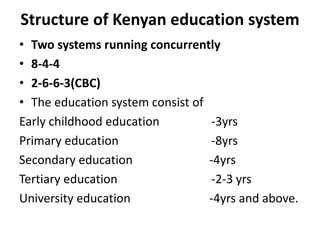Education in kenya | PPT