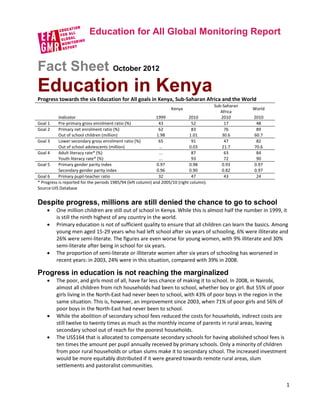 Education in kenya_a_fact_sheet | PDF