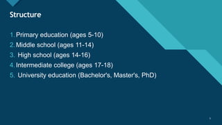 Education in Pakistan including statistics, structure.pptx