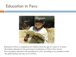 Education in peru | PPT