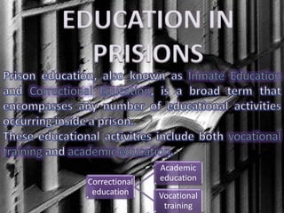 Education in prisons | PPTX
