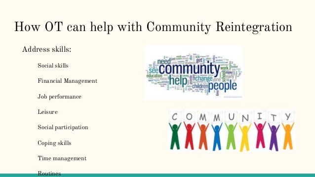 Occupational Therapy in the Community