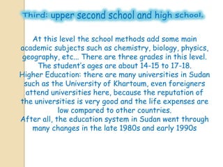 Education in sudan | PPTX