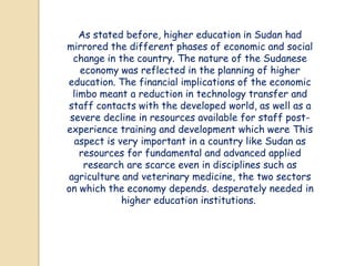 Education in sudan | PPTX