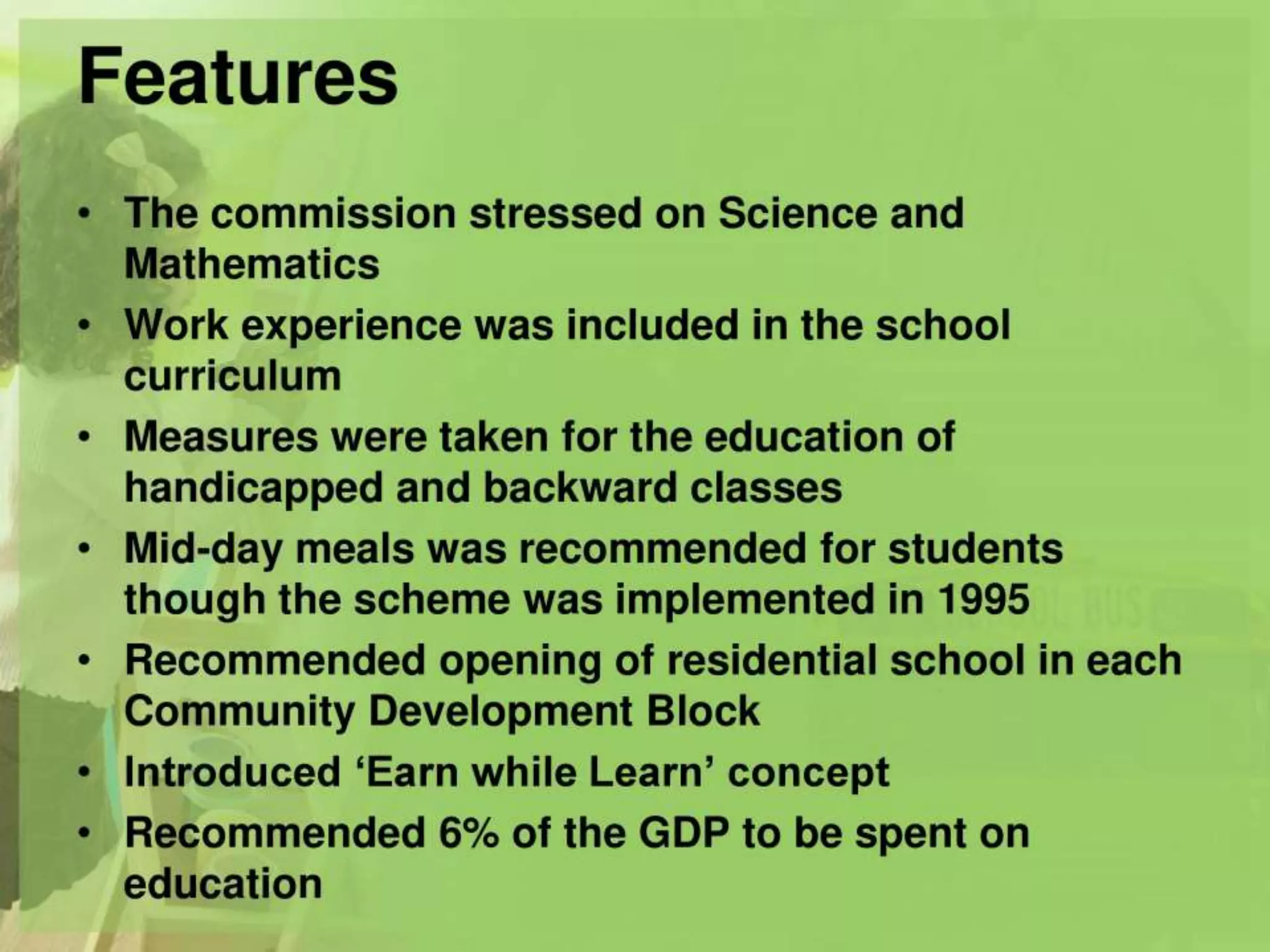 Education in the post independence period | PPTX