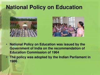 Education in the post independence period | PPTX