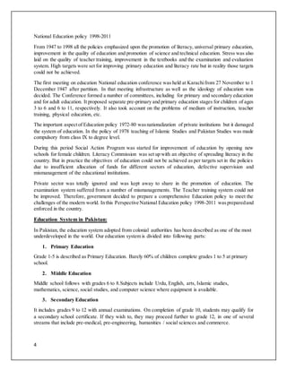 Education in Pakistan | PDF