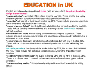 Education in UK | PPT