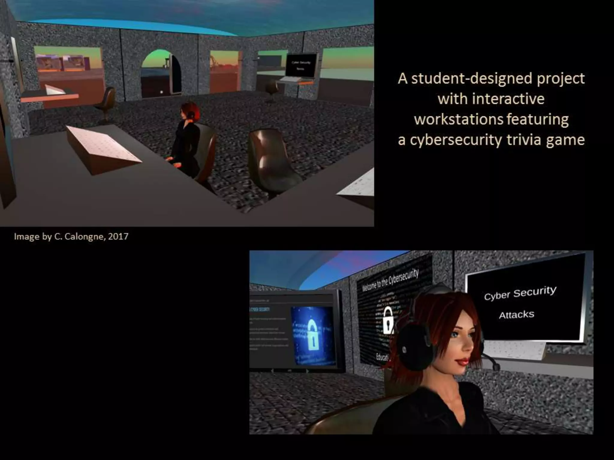 Education in virtual worlds in open simulator calongne_imgs | PPT