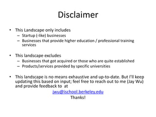 Education Landscape | PPTX