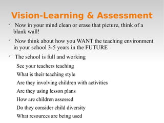 Education Leadership - Creating a vision for quality education | PPT