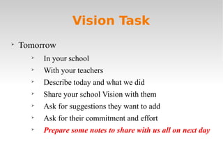Education Leadership - Creating a vision for quality education | PPT