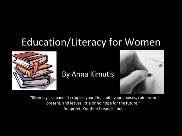 Educationliteracy Anna | PPT