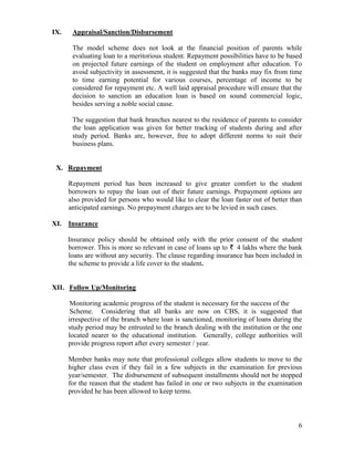 Education loan guidelines | PDF