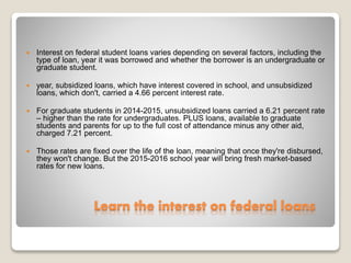 Education Loan Interest Calculator | PPTX