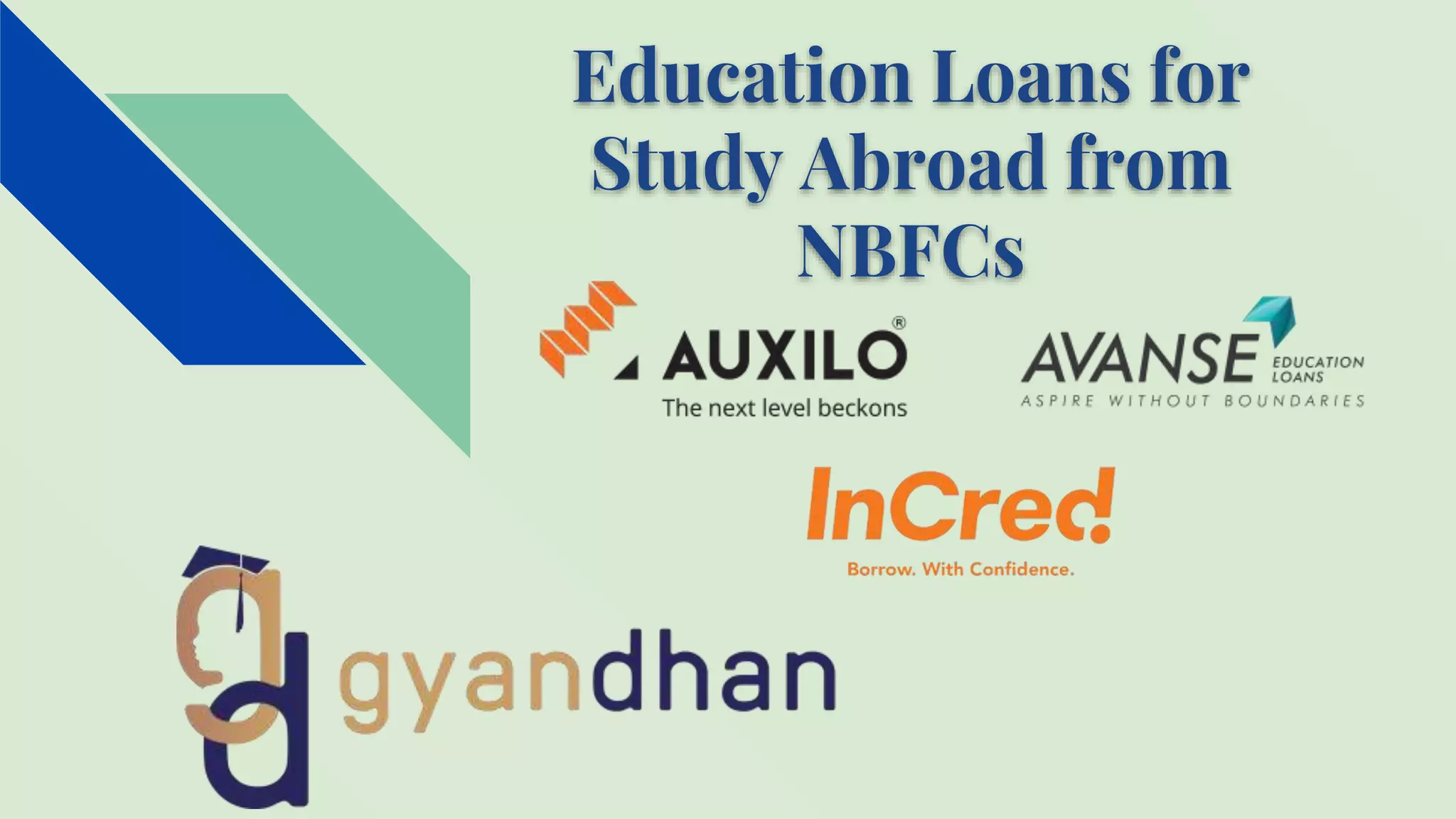 Education loans from NBFCs | PPTX