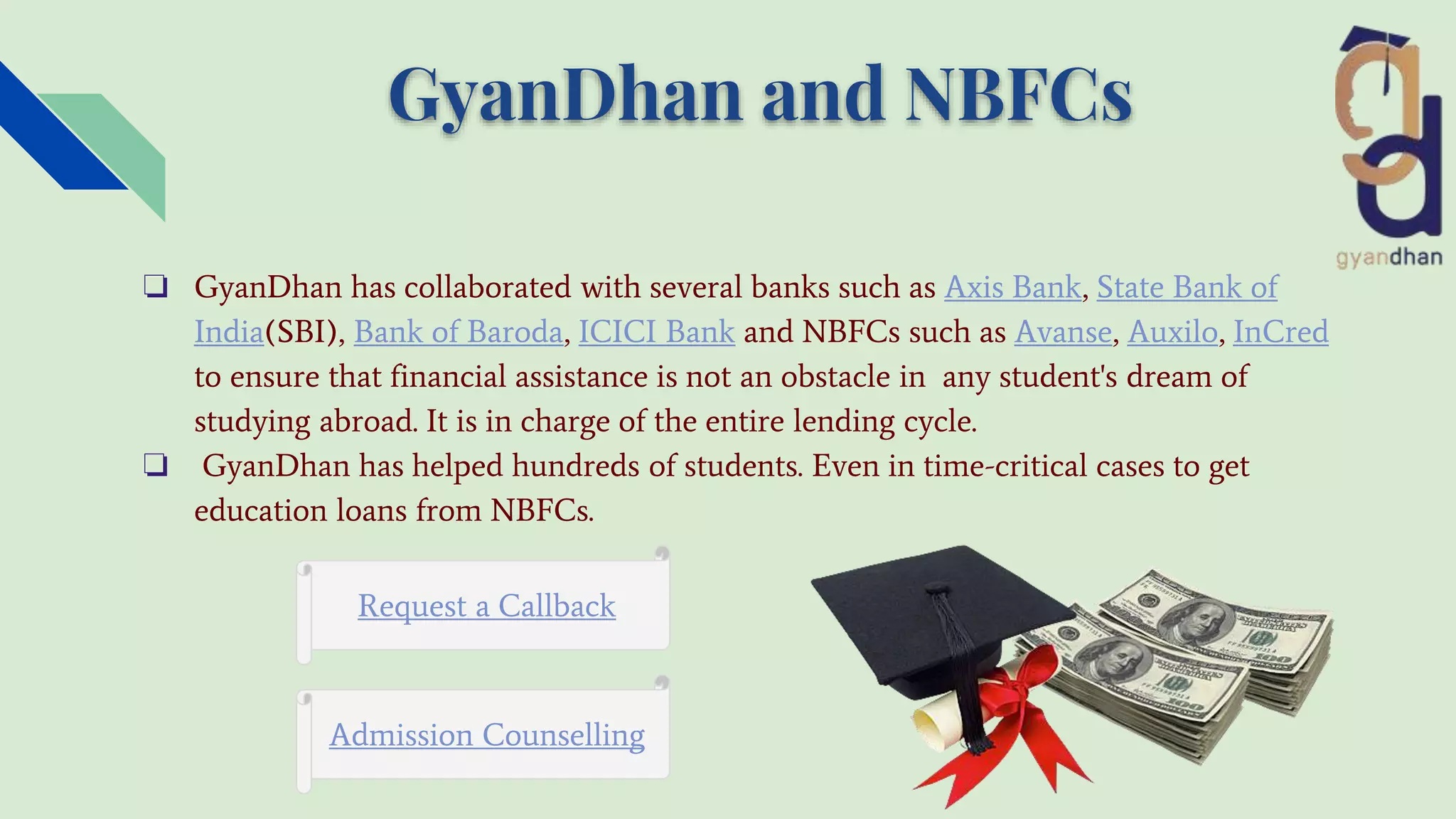 Education loans from NBFCs | PPTX