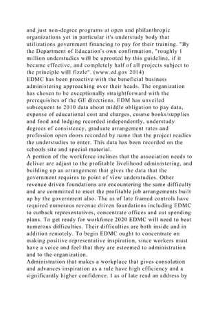 Education Management Corporation .docx | Education industry | Industries