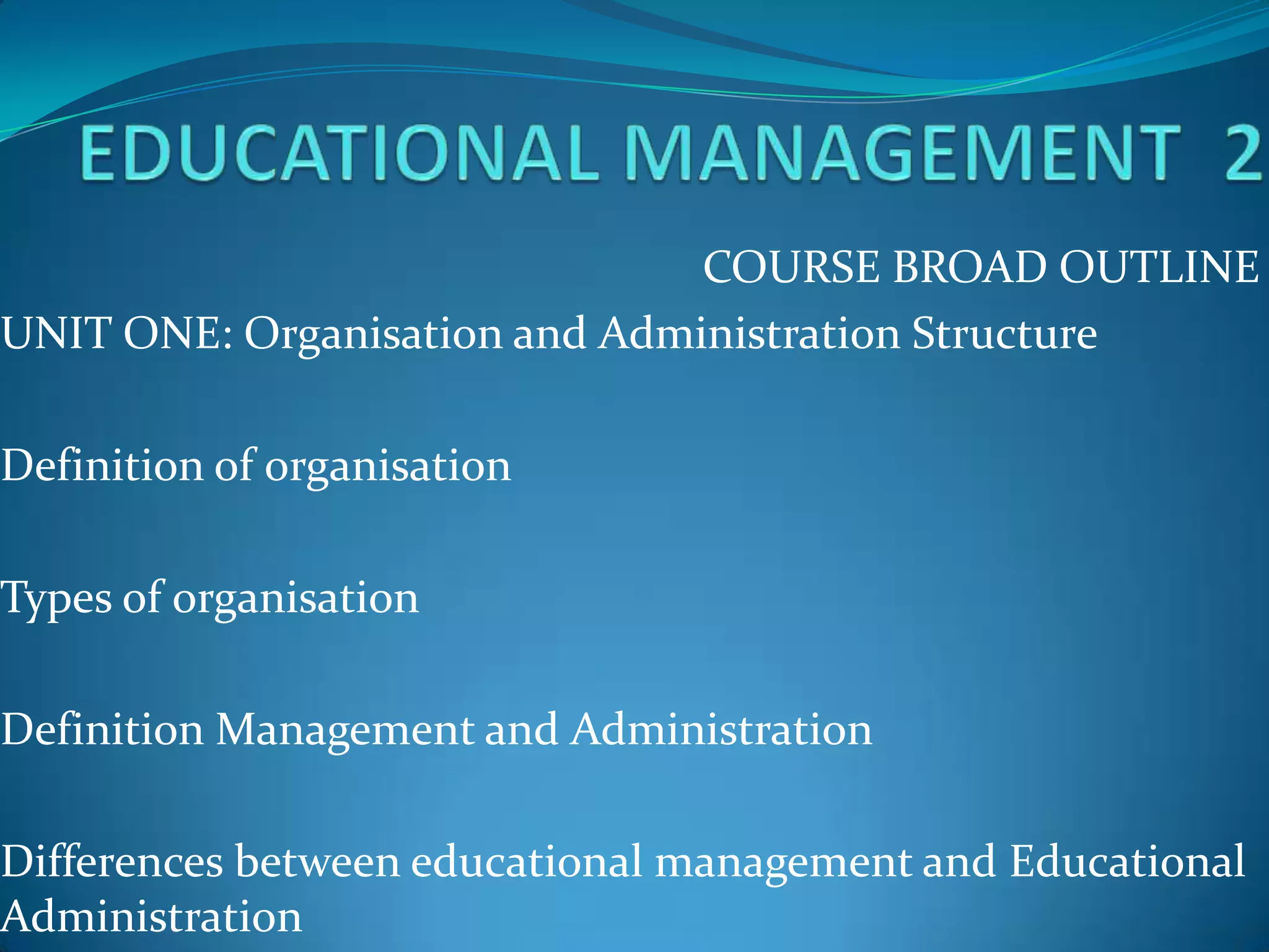 Education Mangement Powerpoint Pptx