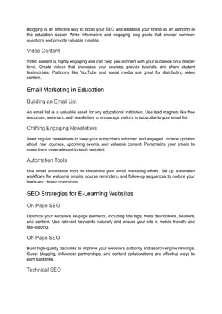Education Marketing | Online Study Ads | PPC Ads | PDF