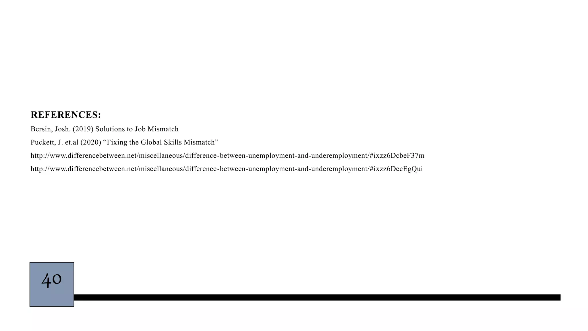 Education Mismatch | PPTX