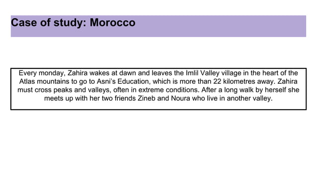 Education morocco ppt | PPTX