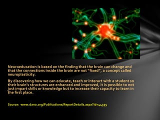Education neuroscience | PPTX