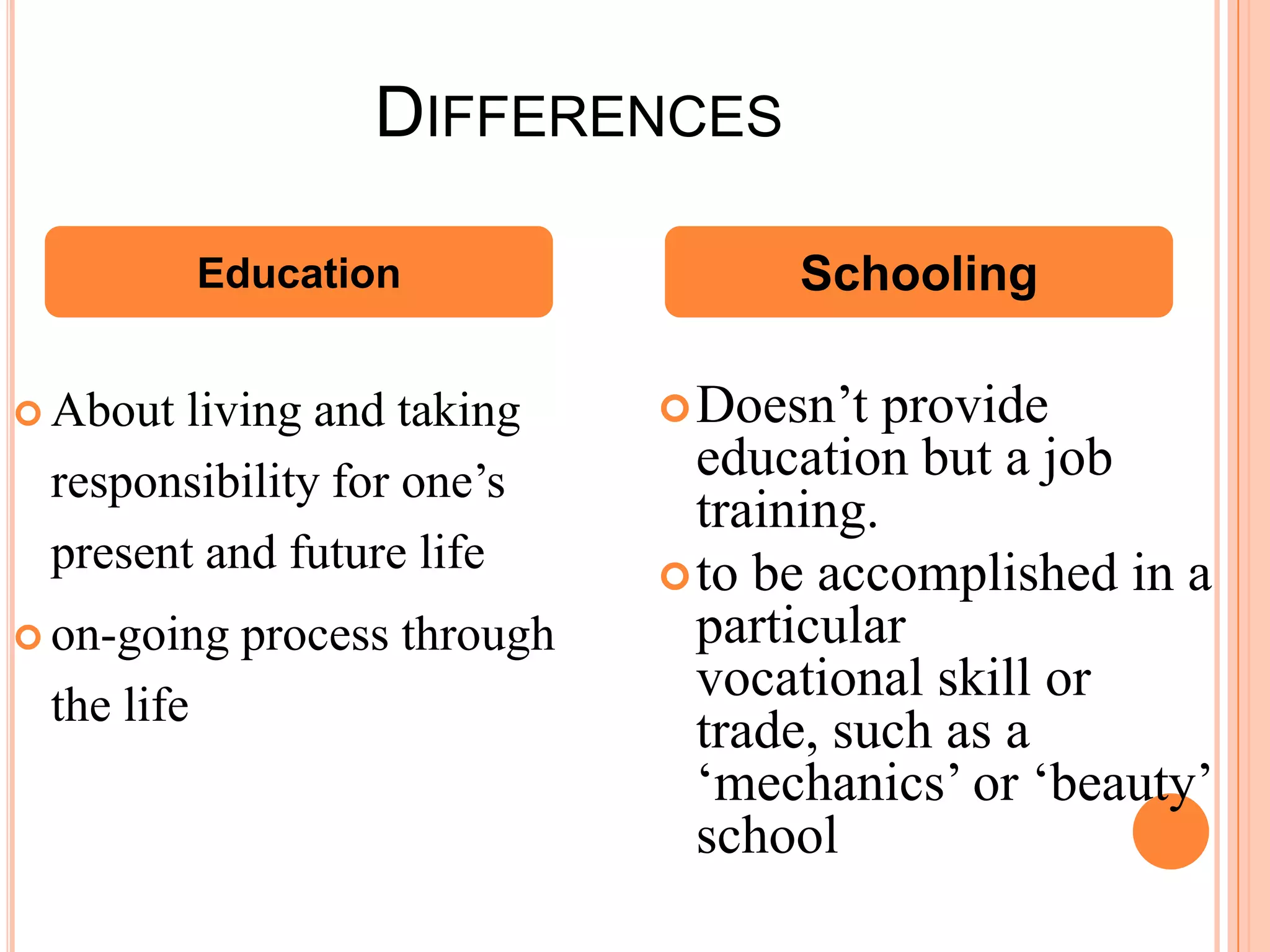 Education n schooling | PPT