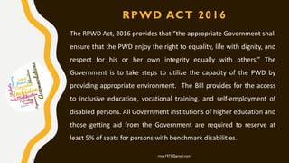 Education of CWSN in India - 2020 Scenerio | PDF