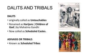 EDUCATION OF DALITS & TRIBALS.pptx