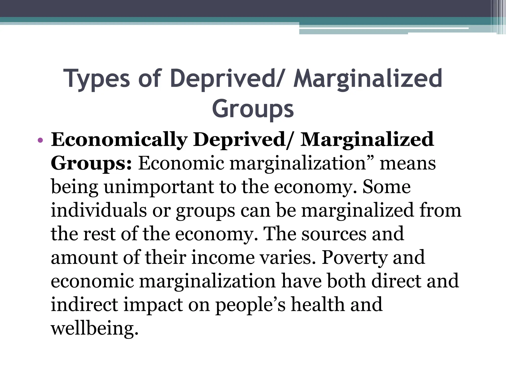 Education of marginalized and socially disadvantages segments.pptx