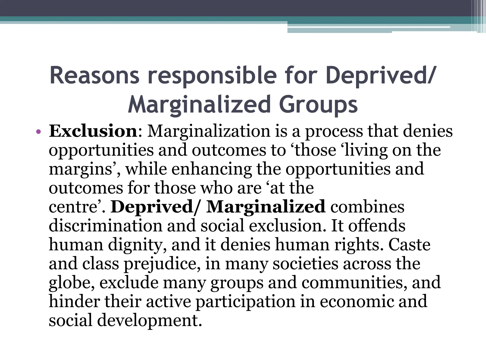 Education of marginalized and socially disadvantages segments.pptx