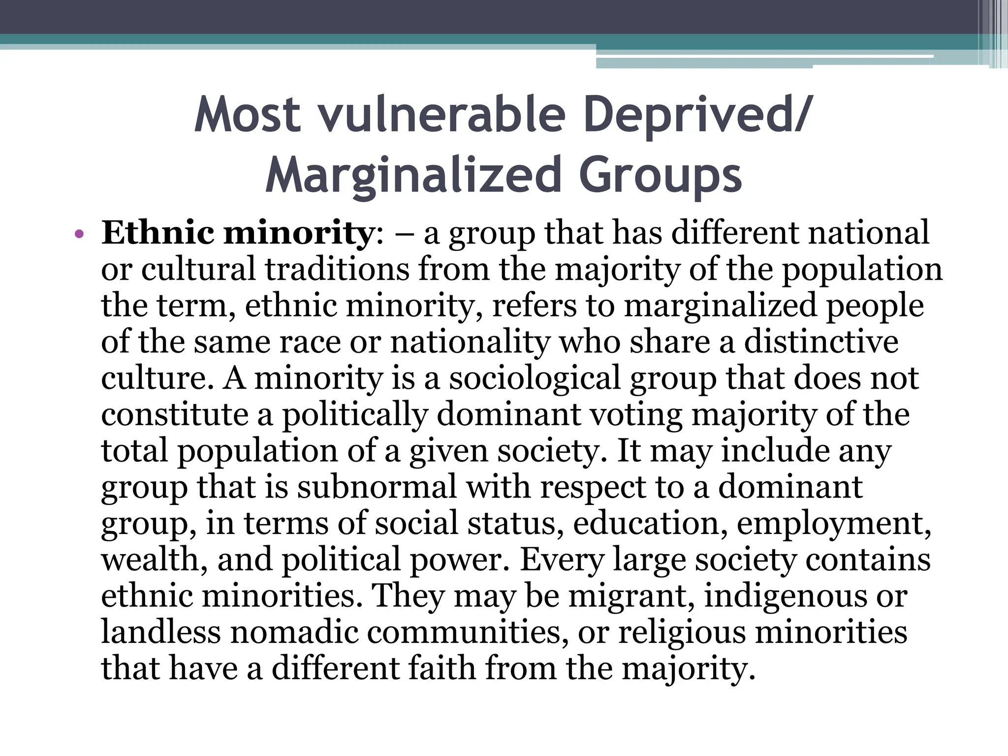 Education of marginalized and socially disadvantages segments.pptx