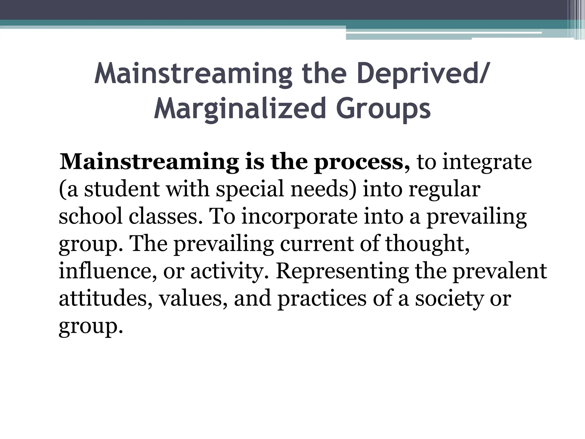 Education of marginalized and socially disadvantages segments.pptx