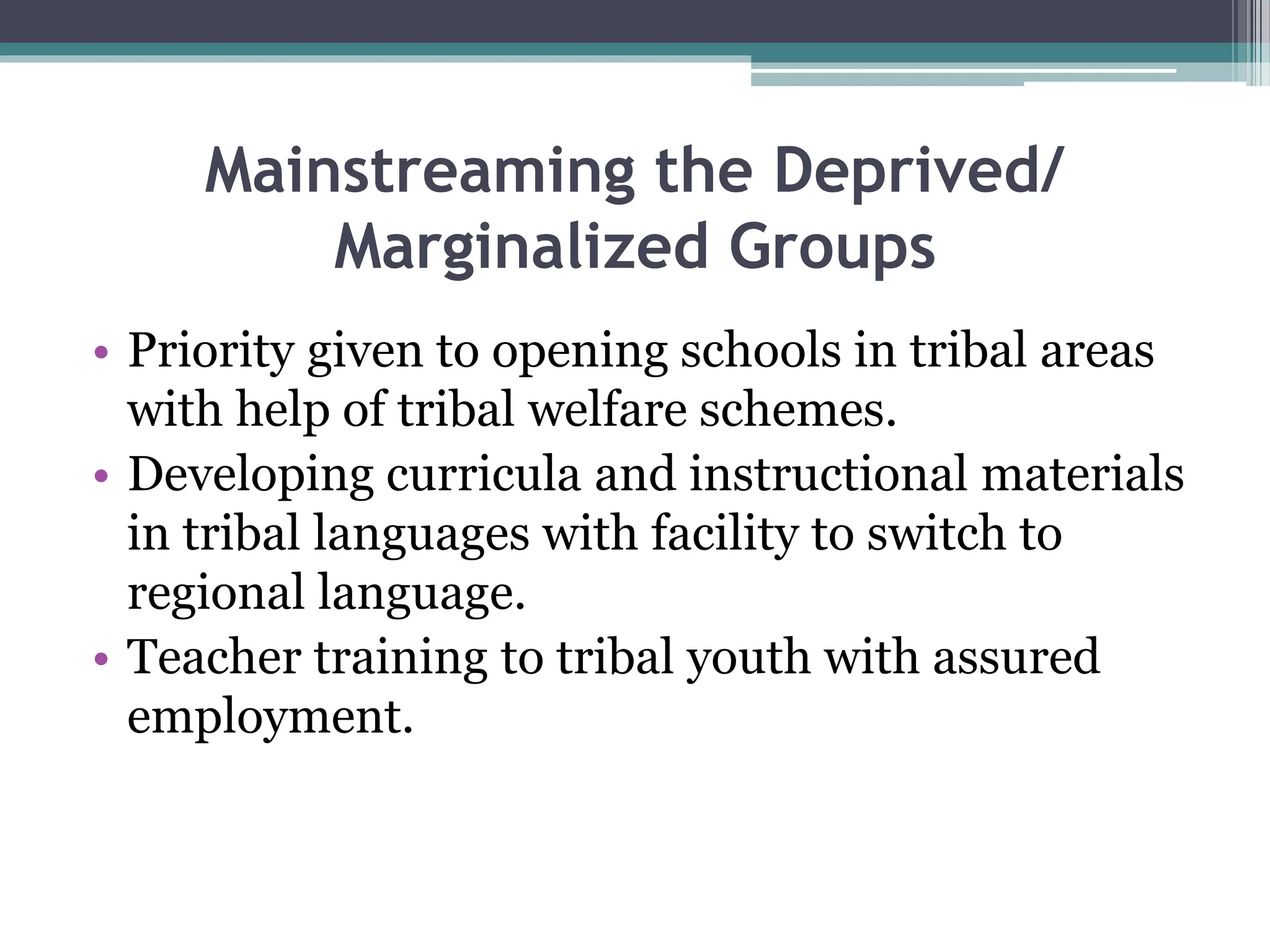 Education of marginalized and socially disadvantages segments.pptx