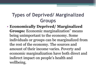 Education of marginalized and socially disadvantages segments.pptx