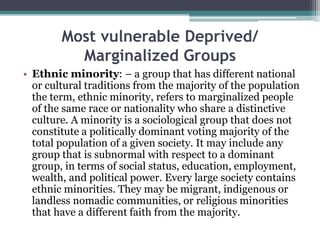 Education of marginalized and socially disadvantages segments.pptx