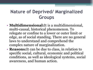 Education of marginalized and socially disadvantages segments.pptx
