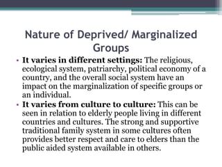 Education of marginalized and socially disadvantages segments.pptx