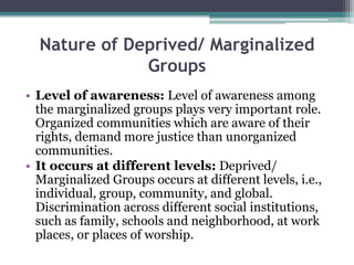 Education of marginalized and socially disadvantages segments.pptx