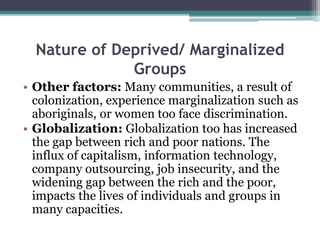 Education of marginalized and socially disadvantages segments.pptx
