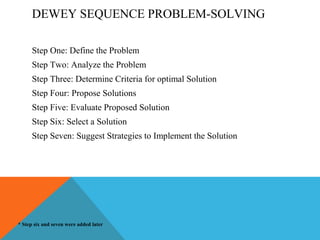 John dewey and his Education philosophy | PPT